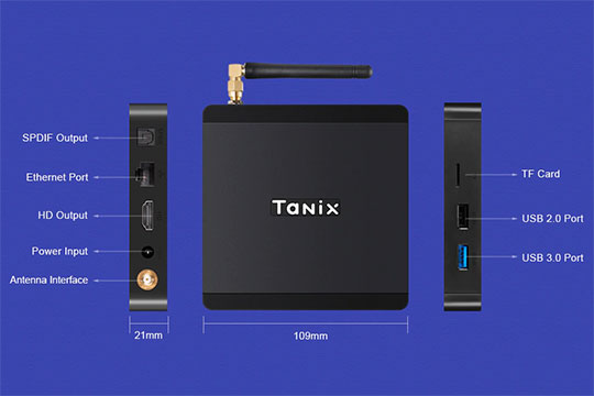 Tanix TX5 Max TV Box (4K, Android 8.1) Feature Review
