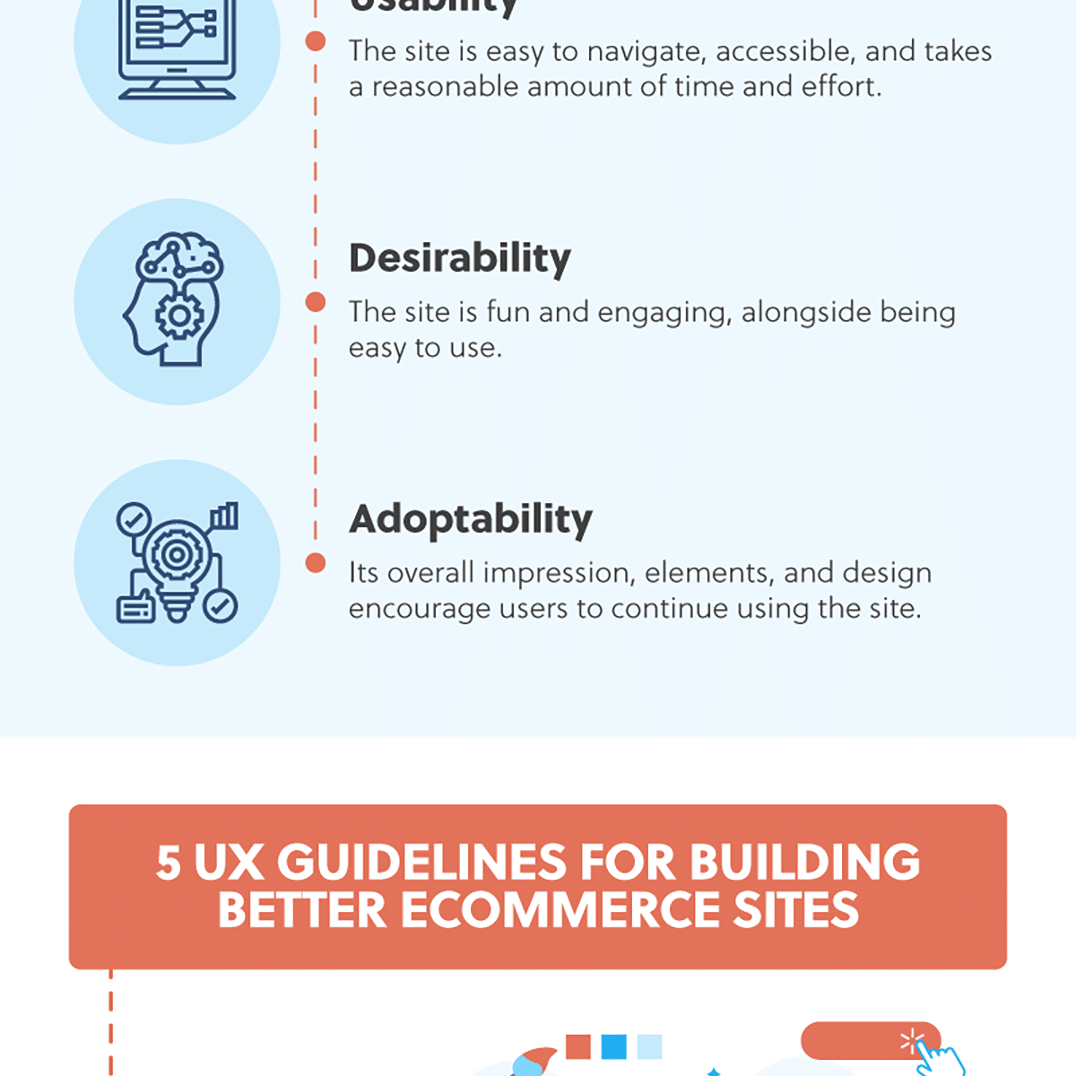 5 UX Guidelines for Building Better Ecommerce Sites (Infographic)